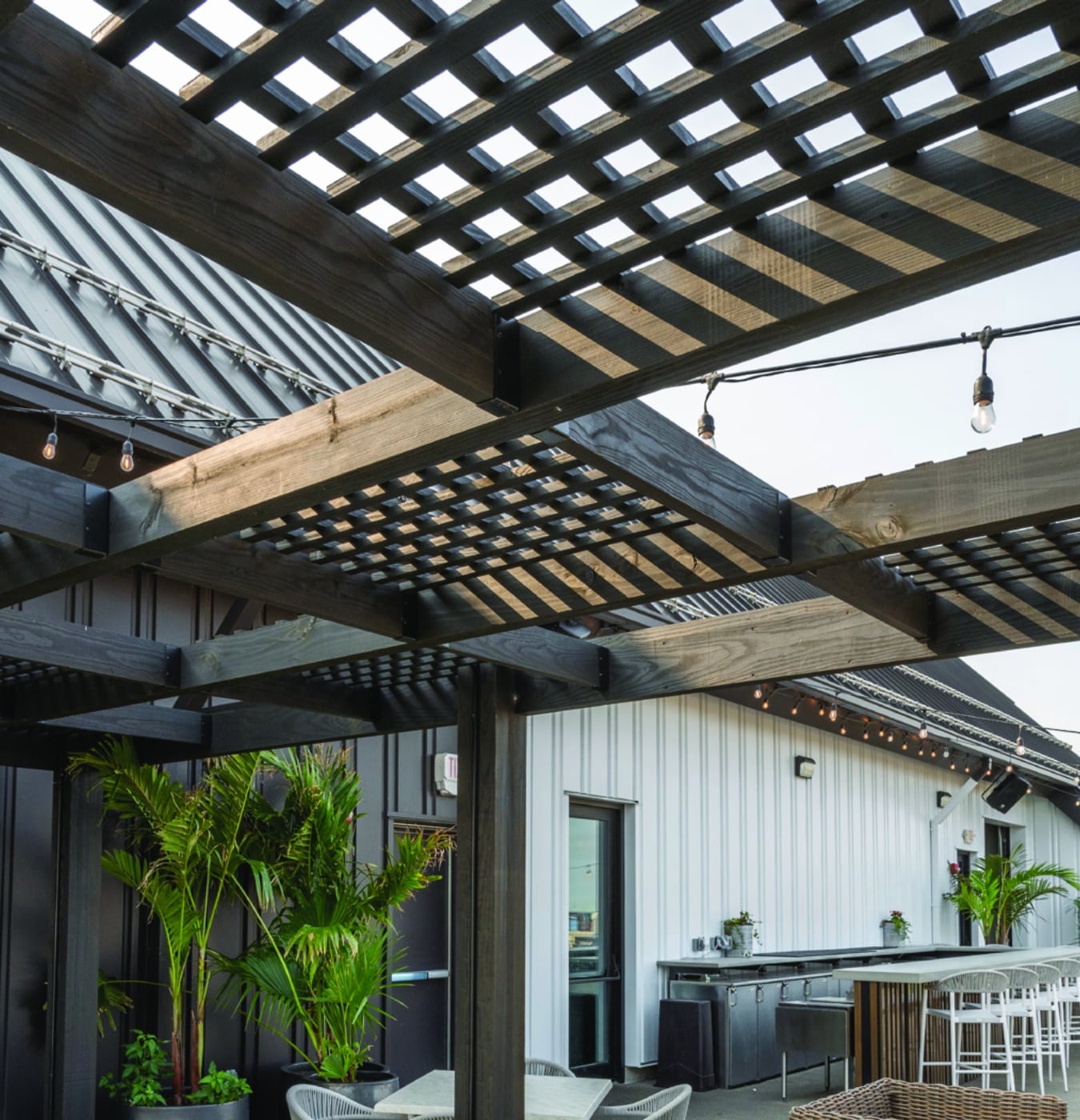 Vineyard Wood Pergola - Bosman