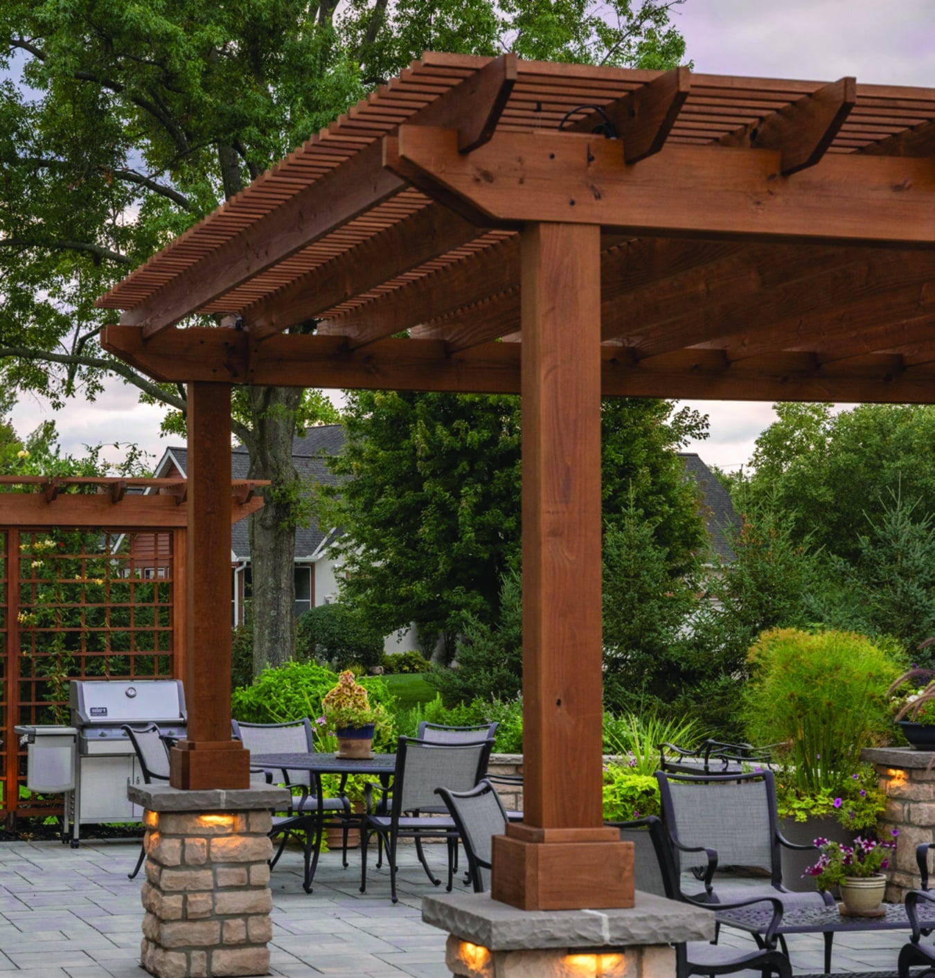 Outback Wood Pergola - Bosman